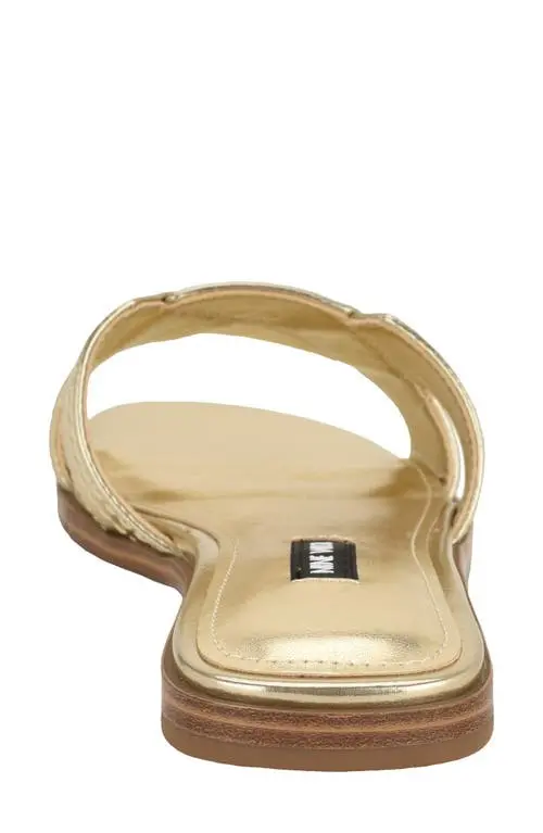 Nine West Gammy Slide Sandal - Gold