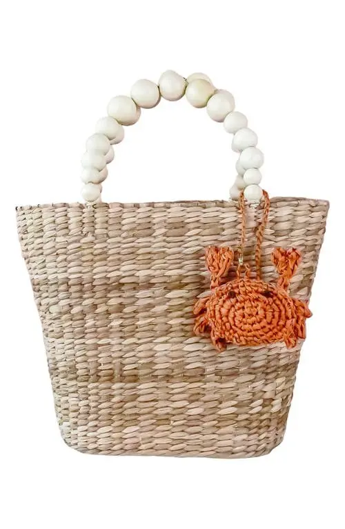 LIKHA Crab Raffia Bag Charm