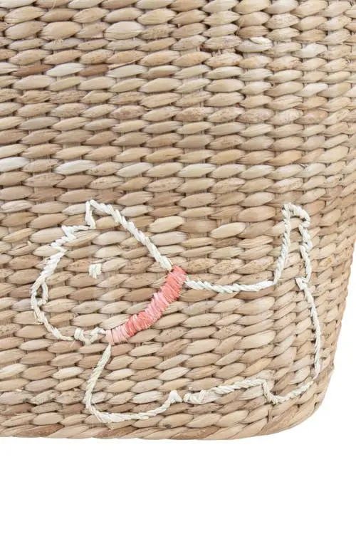 LIKHA Westie Embroidered Woven Tote Bag