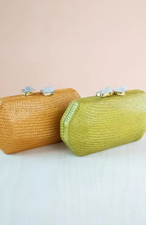 Likhâ Solid Octagon Clutch