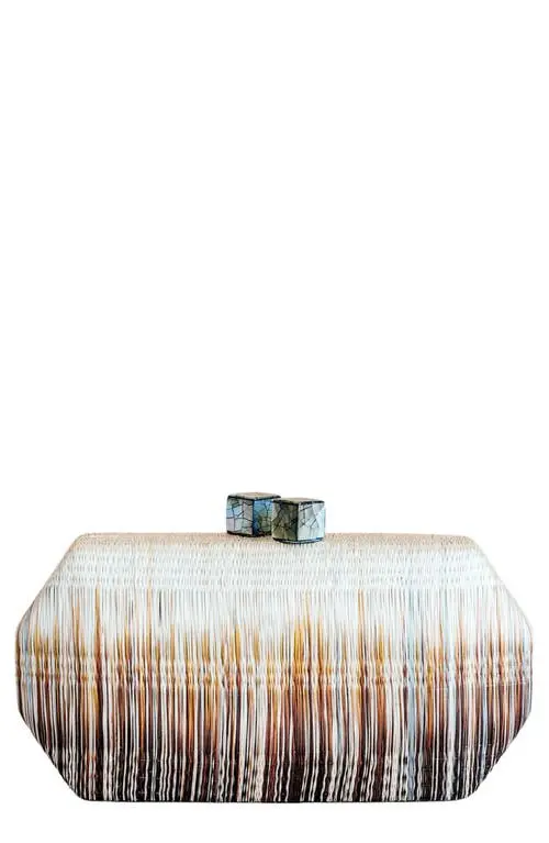 Likhâ Ombré Octagon Clutch - Twilight Neutral