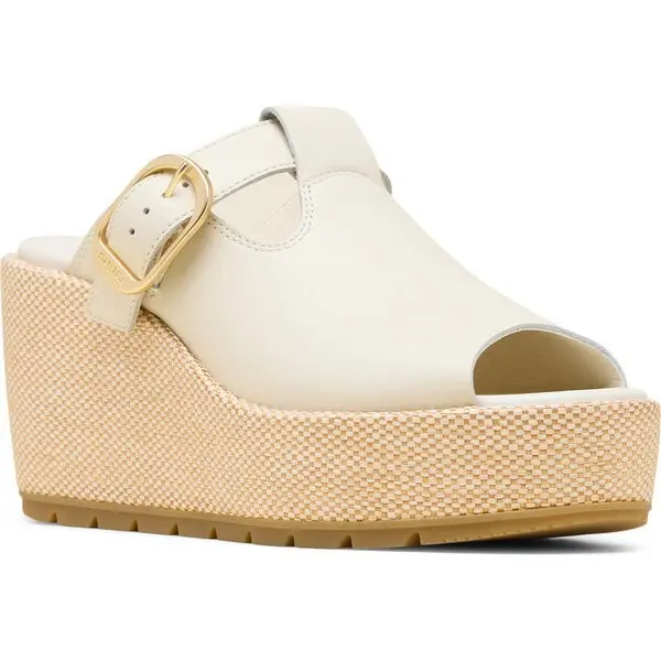 Sorel Sunpeak Platform Wedge Sandal - Chalk/gum 16