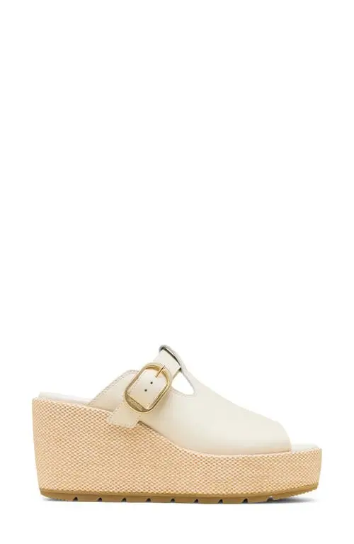 Sorel Sunpeak Platform Wedge Sandal - Chalk/gum 16