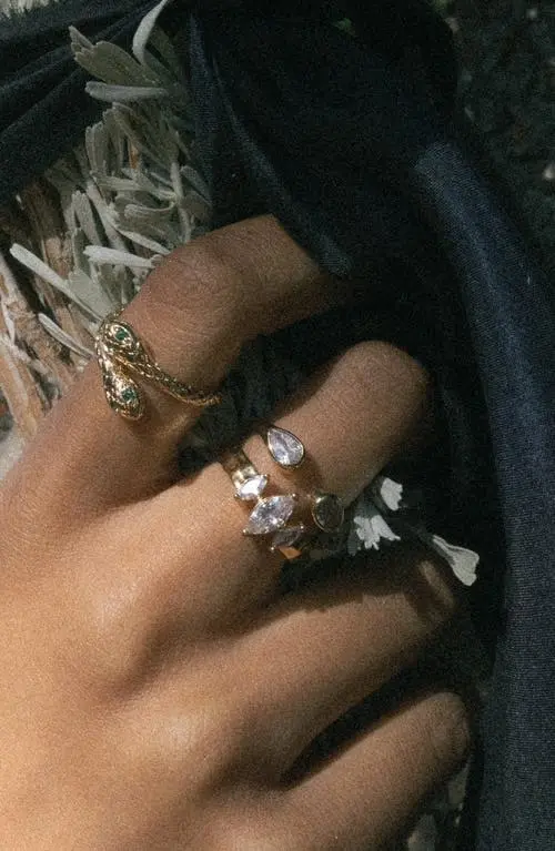 CHILD OF WILD Mara Cubic Zirconia Ring