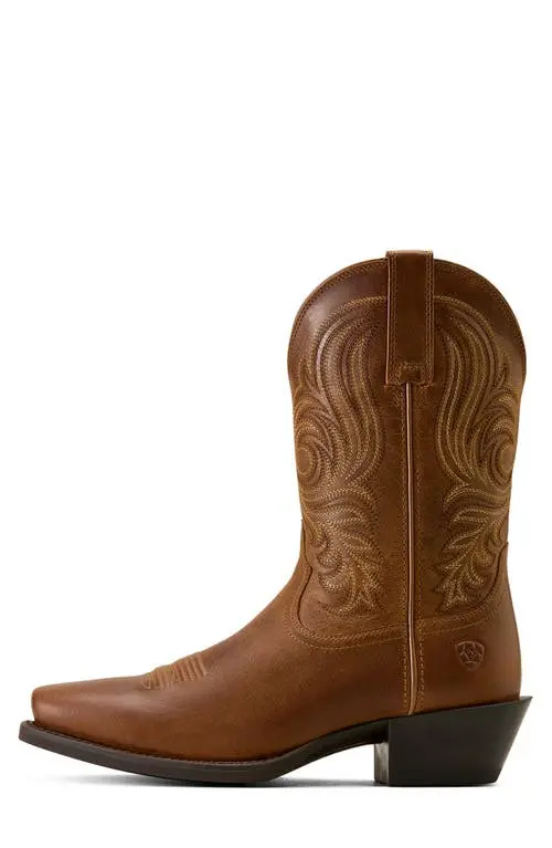 Ariat Sport Lawman Square Toe Cowboy Boots - Brown