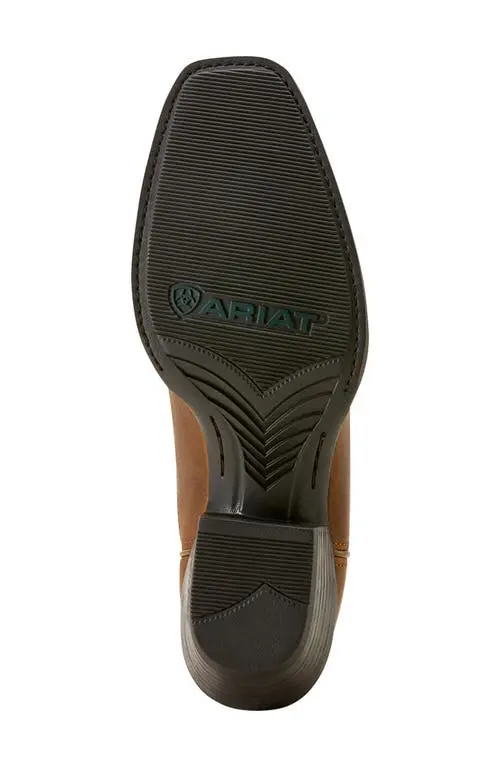 Ariat Sport Lawman Square Toe Cowboy Boots - Brown