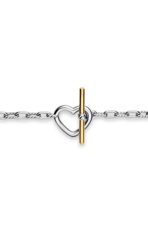 David Yurman Dy Madison Heart Toggle Bracelet
