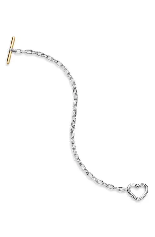 David Yurman Dy Madison Heart Toggle Bracelet