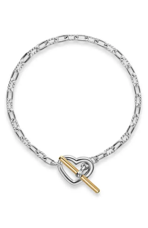 David Yurman Dy Madison Heart Toggle Bracelet