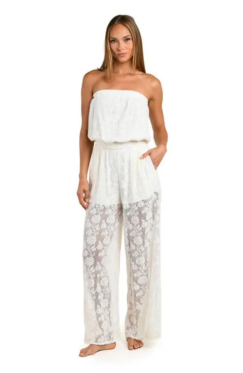 SUNSHINE 79 Open Stitch Cover-up Jumpsuit