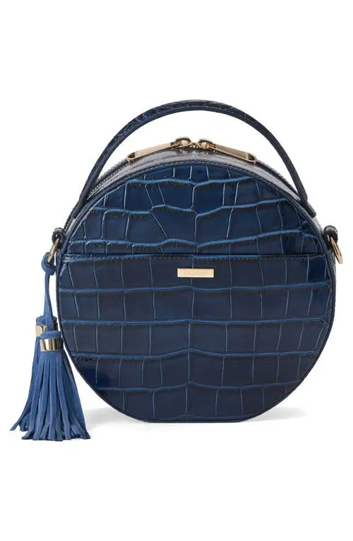 Brahmin Lane Croc Embossed Crossbody Bag