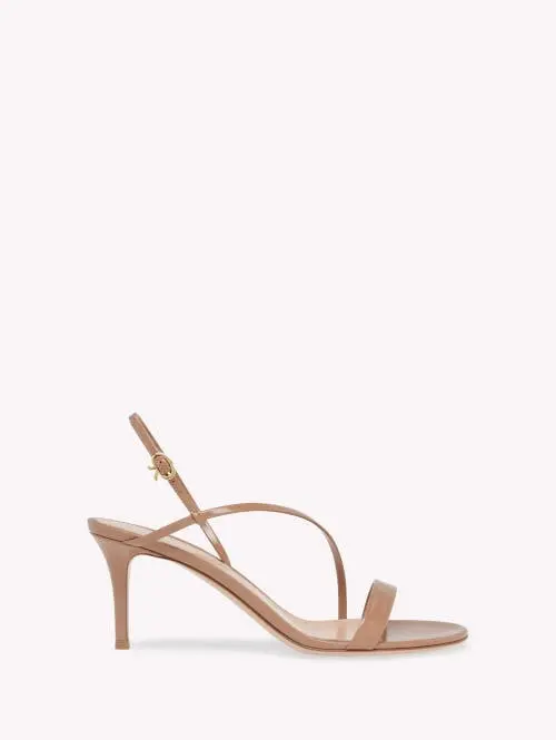 GIANVITO ROSSI Manhattan 70 Sandal - Pink Leather