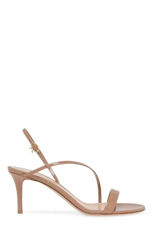 GIANVITO ROSSI Manhattan 70 Sandal - Pink Leather