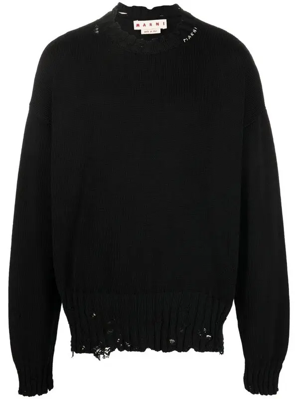 Marni Sweater With Antiqued Knit Details