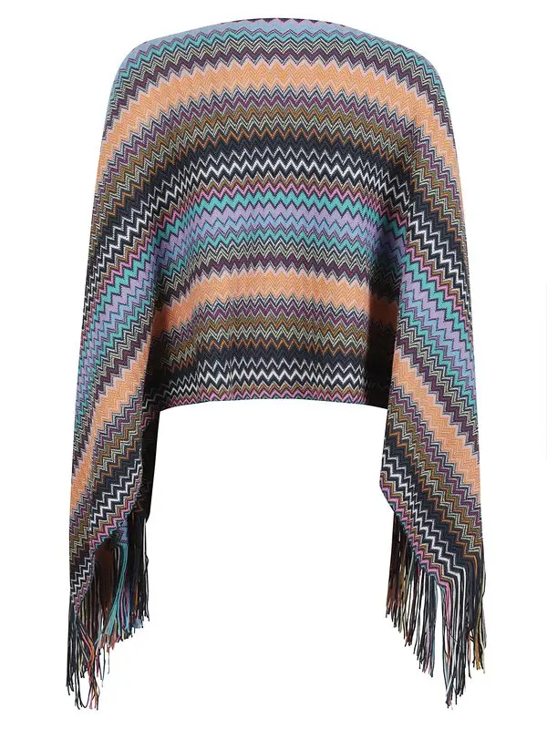 Missoni Fringed Poncho