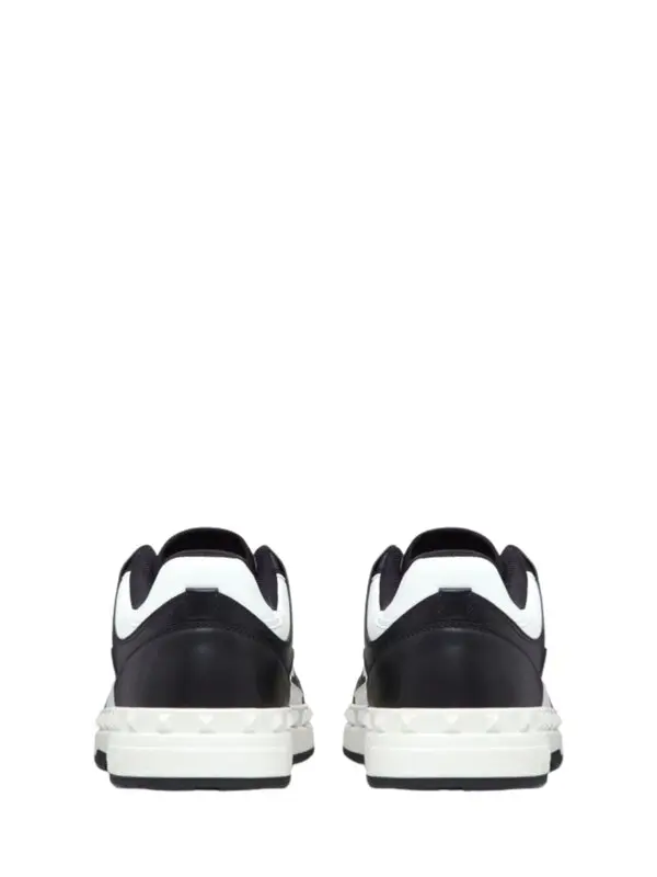 Valentino Garavani Freedots Leather Sneakers - Black