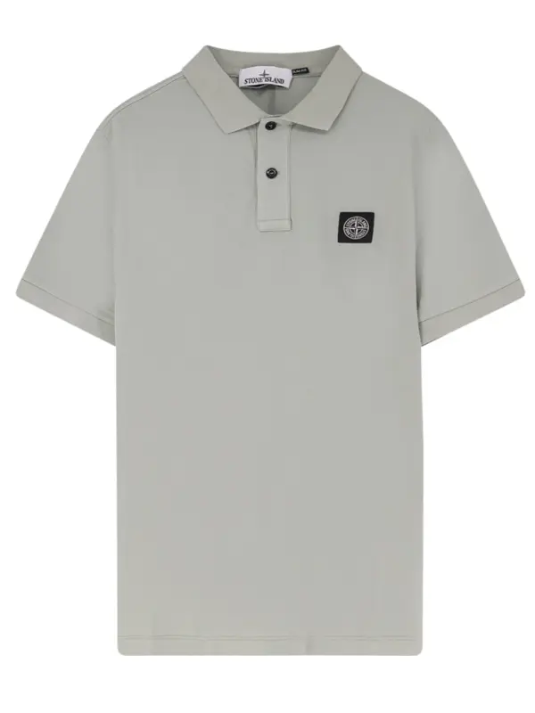 Stone Island Polo Shirt With Logo - Green