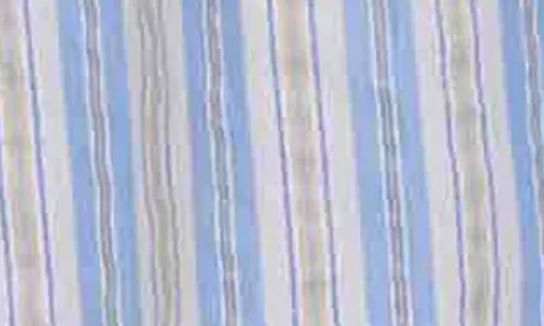 Foxcroft Esther Tie Waist Midi Shirtdress - Blue/multi