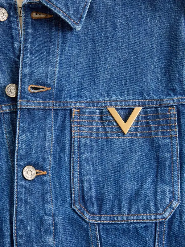 Valentino Garavani Vgold Jacket - Blue