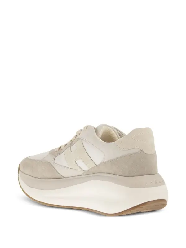 Hogan H714 Leather Sneakers - Grey