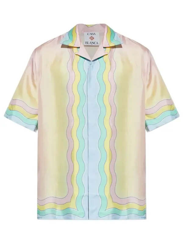 Casablanca Shirt With All-over Monogram - Multi