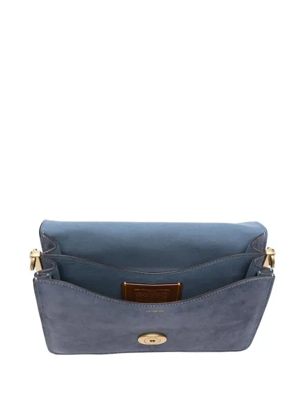 COACH Tabby Suede Leather Shoulder Bag - Blue