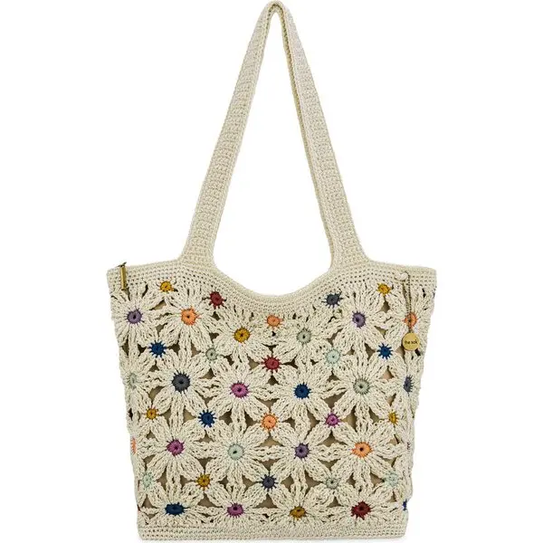 THE SAK Crafted Classic Large Carryall - Natural Multi Flower