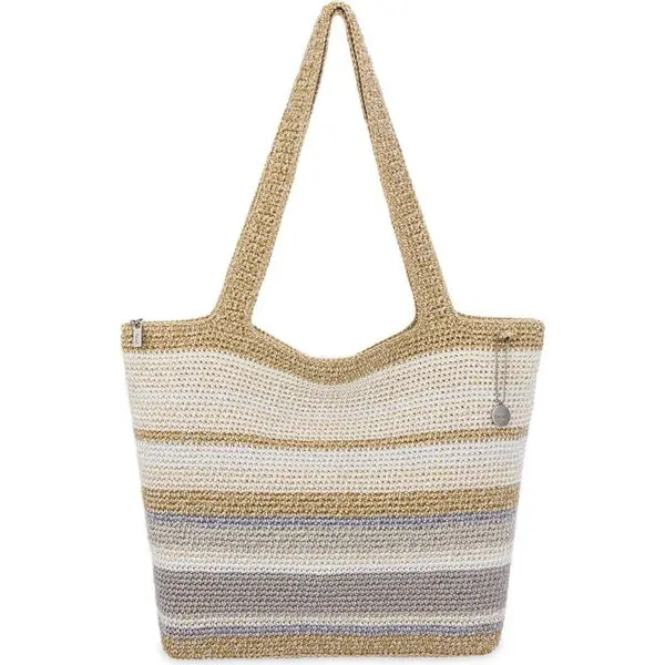 THE SAK Crafted Classic Large Carryall - Sand Stripe