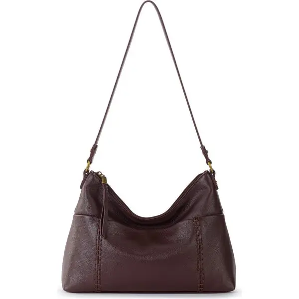 THE SAK Melrose Leather Shoulder Bag - Mahogany