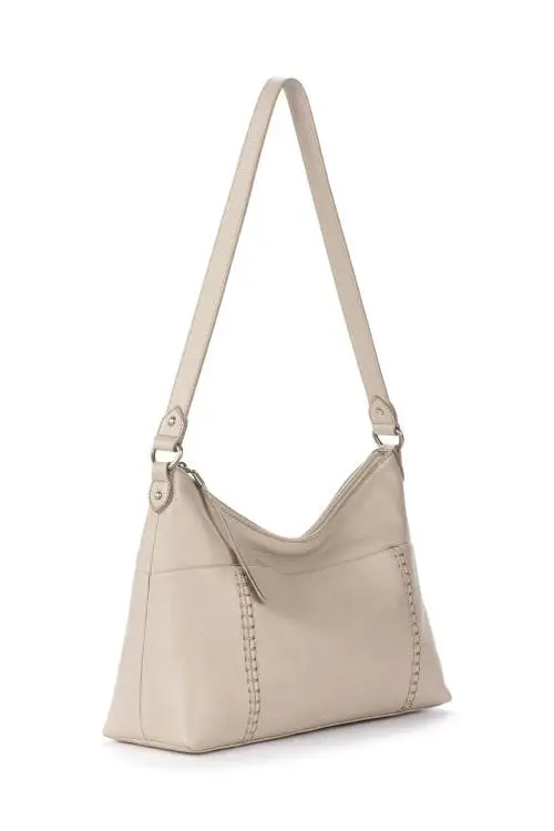 THE SAK Melrose Leather Shoulder Bag - Sand