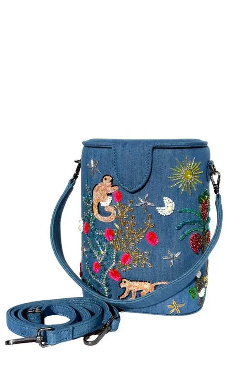SIMITRI Embroidered Bucket Bag