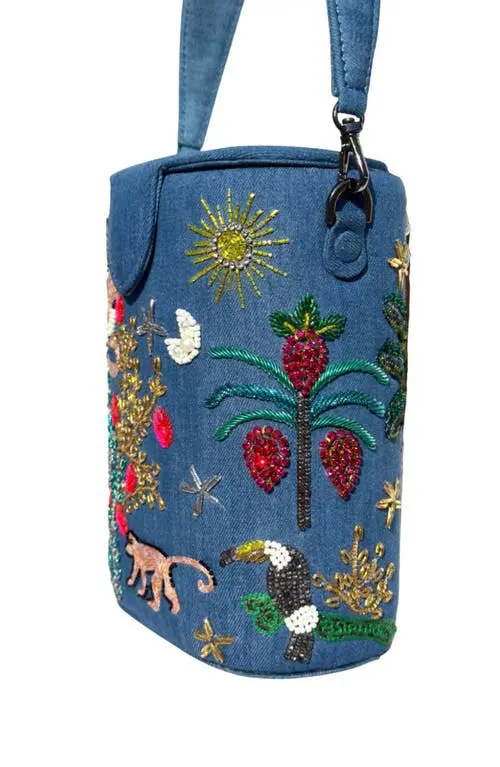 SIMITRI Embroidered Bucket Bag