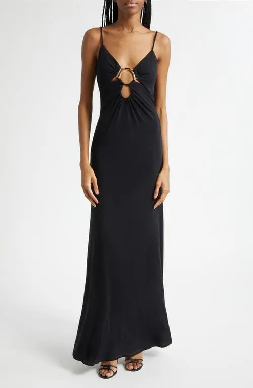 Ramy Brook Chrissy Cutout Sleeveless Gown