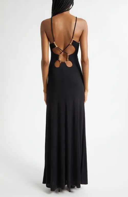 Ramy Brook Chrissy Cutout Sleeveless Gown