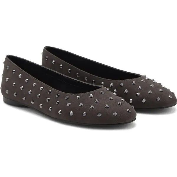 Mango Studded Ballet Flat