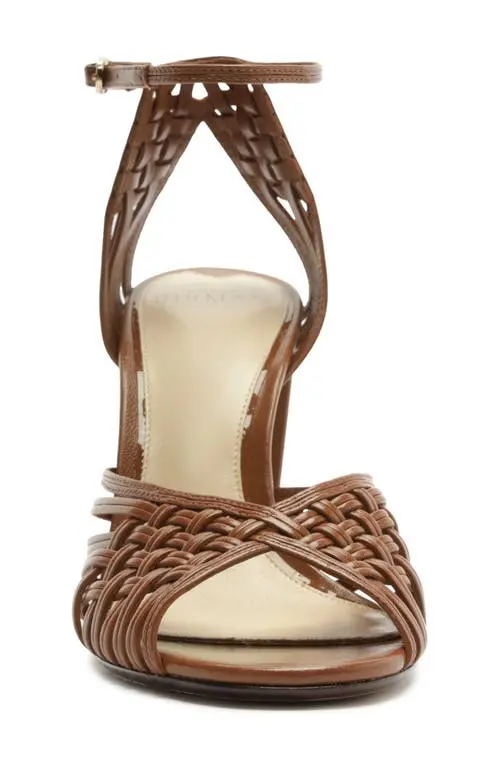 ALEXANDRE BIRMAN Lilian Woven Ankle Strap Sandal