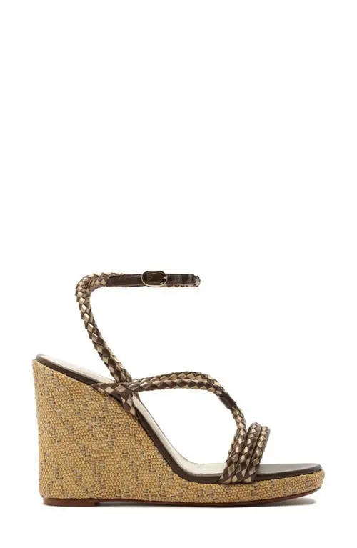 ALEXANDRE BIRMAN Elba Ankle Strap Wedge Sandal