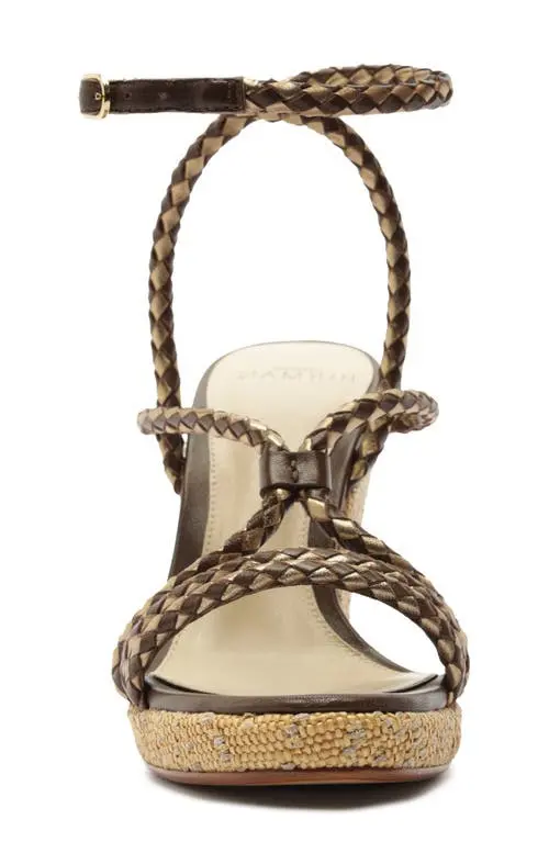 ALEXANDRE BIRMAN Elba Ankle Strap Wedge Sandal
