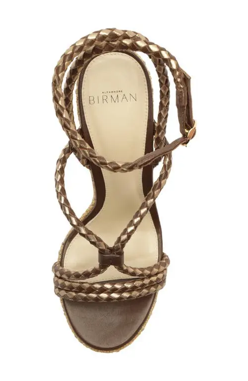 ALEXANDRE BIRMAN Elba Ankle Strap Wedge Sandal