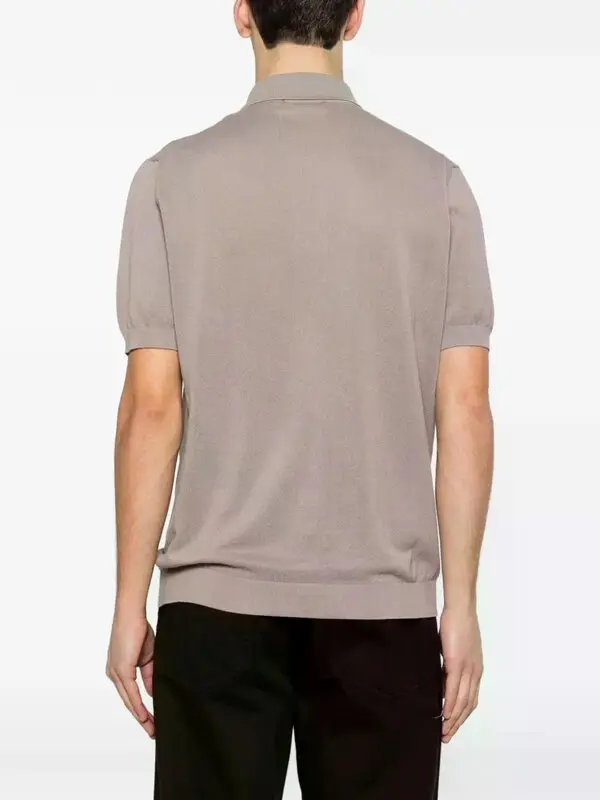 LARDINI Buttoned Polo Shirt