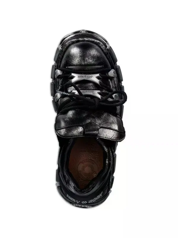 NEW ROCK Platform Lace-up Sneakers