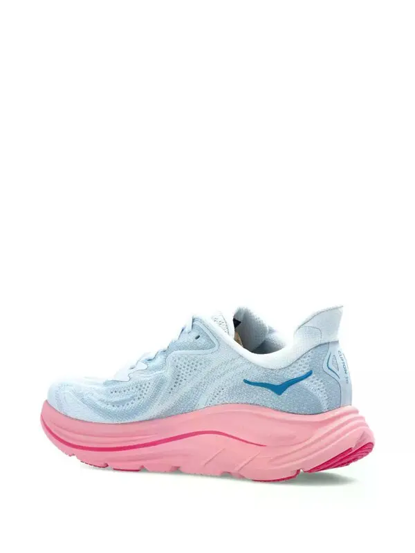 HOKA® Clifton 10 Logo-detail Lace-up Sneakers - Blue