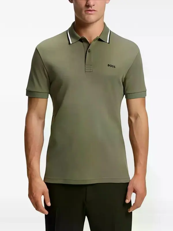 BOSS Paddy Double-striped Polo Shirt