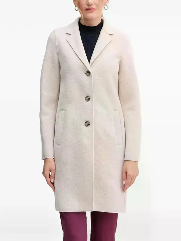 OUI Mayson Single-breasted Coat - Neutrals