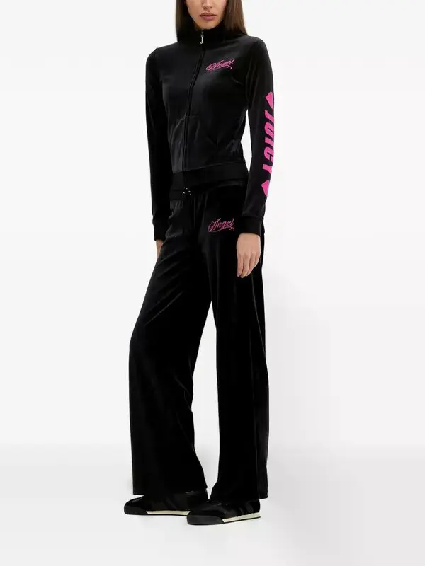 Juicy Couture Drawstring-waist Flared Leg Track Pants
