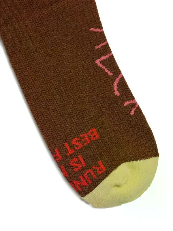 ALEX ZONO Star Intarsia Crew Socks