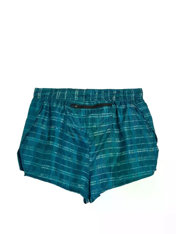 ALEX ZONO Checked Booty Shorts