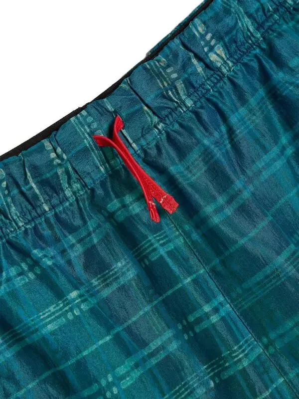 ALEX ZONO Checked Booty Shorts