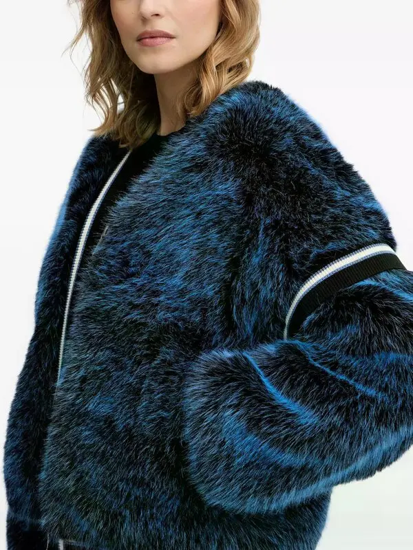 Guess Katia Striped-trim Jacket - Blue