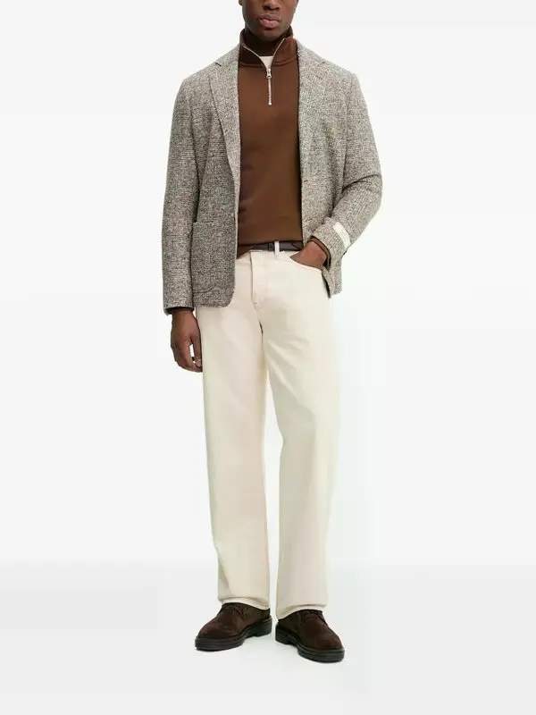 Gant Shield Half-zip Sweatshirt - Brown